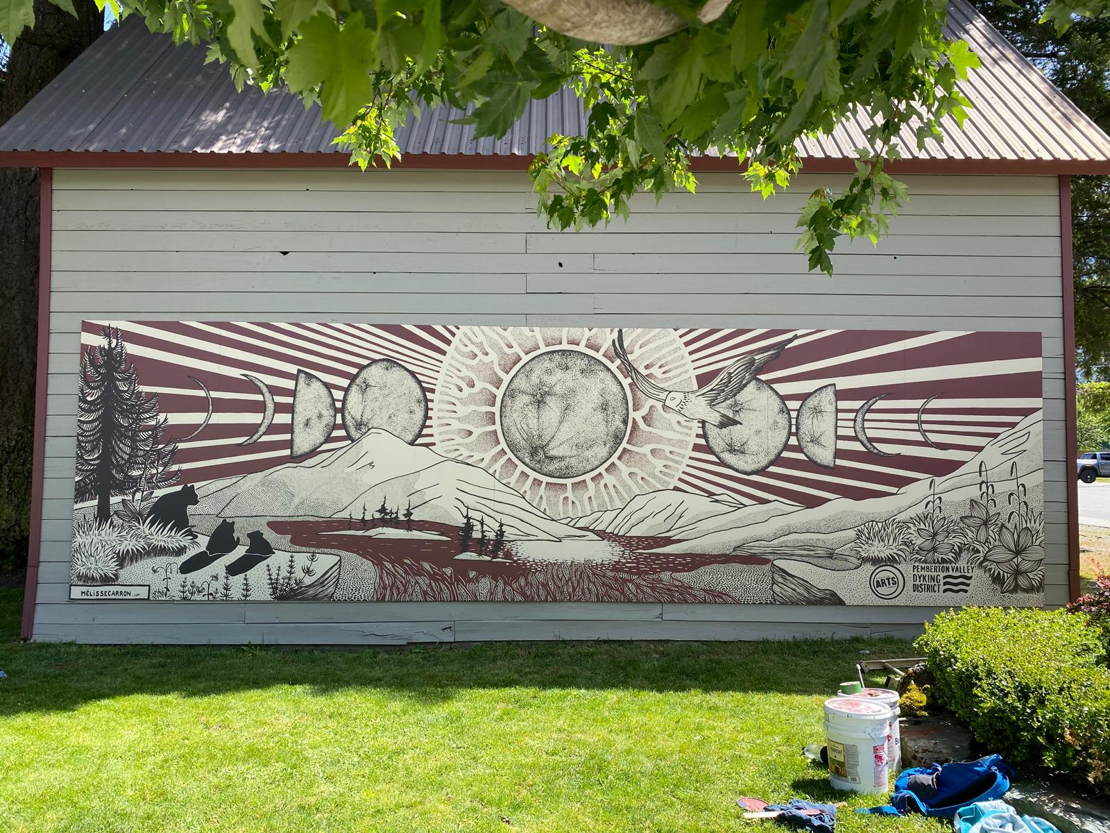 New Mural by Mélisse Carron Celebrates Pemberton’s Natural Beauty ...